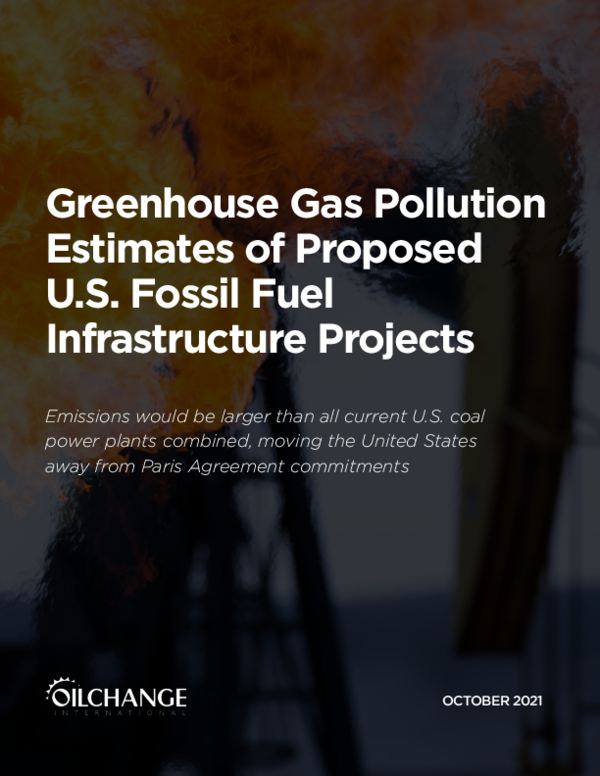 (PDF) Greenhouse Gas Pollution Estimates of Proposed U.S. Fossil Fuel ...