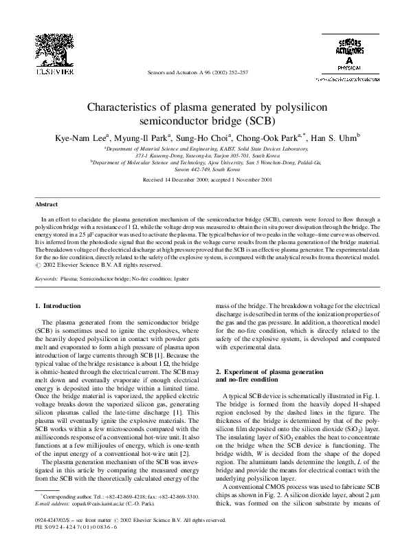 (PDF) Characteristics of plasma generated by polysilicon semiconductor ...