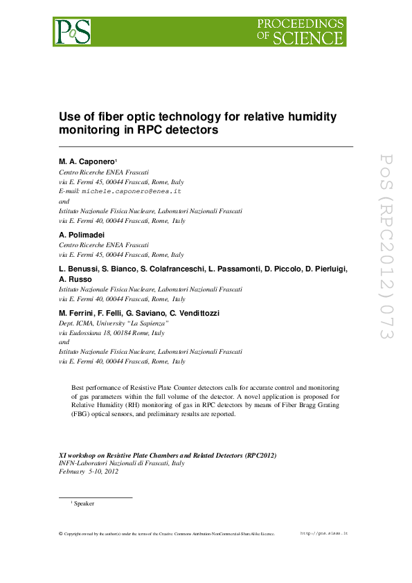 (PDF) Use of fiber optic technology for Relative Humidity monitoring in ...