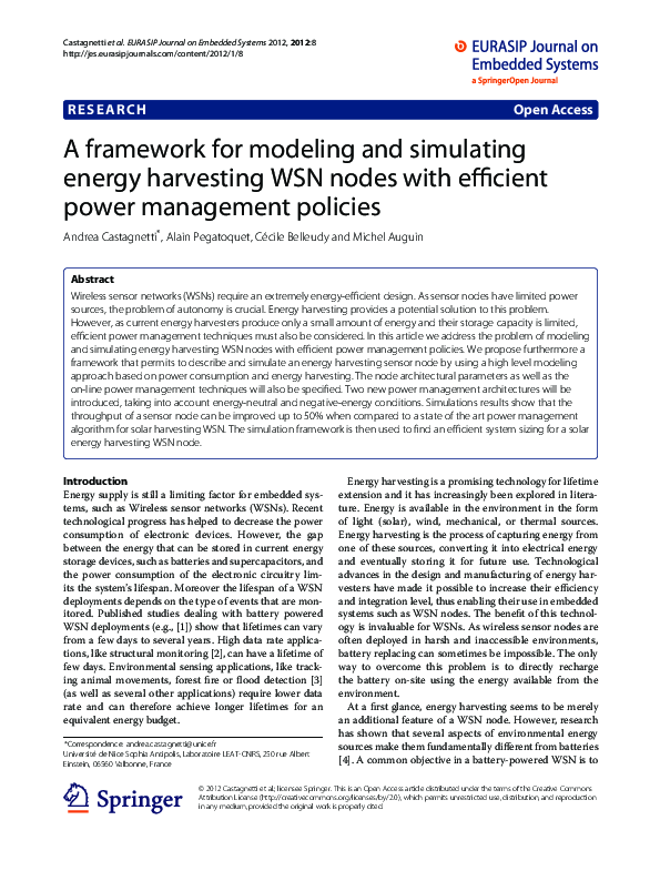 (PDF) A framework for modeling and simulating energy harvesting WSN nodes with efficient power ...