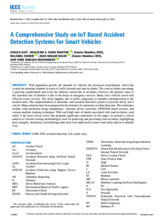 (PDF) A Comprehensive Study on IoT Based Accident Detection Systems for ...