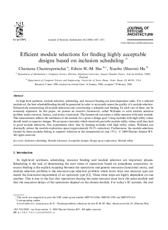 (PDF) Efficient module selections for finding highly acceptable designs ...