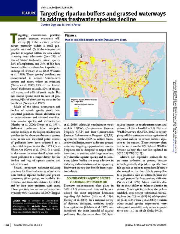 (PDF) Targeting riparian buffers and grassed waterways to address ...