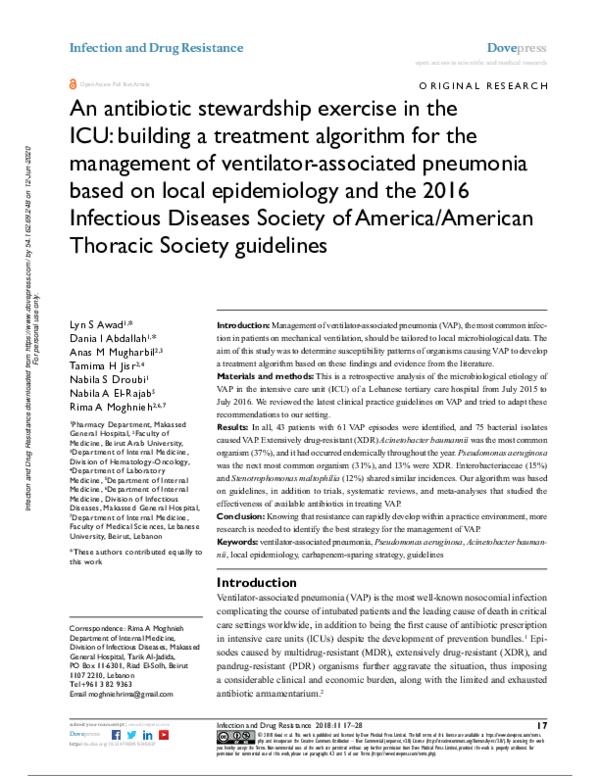 (PDF) An antibiotic stewardship exercise in the ICU: building a ...