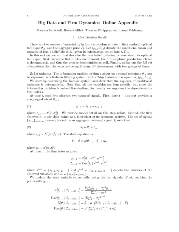 (PDF) Big Data and Firm Dynamics