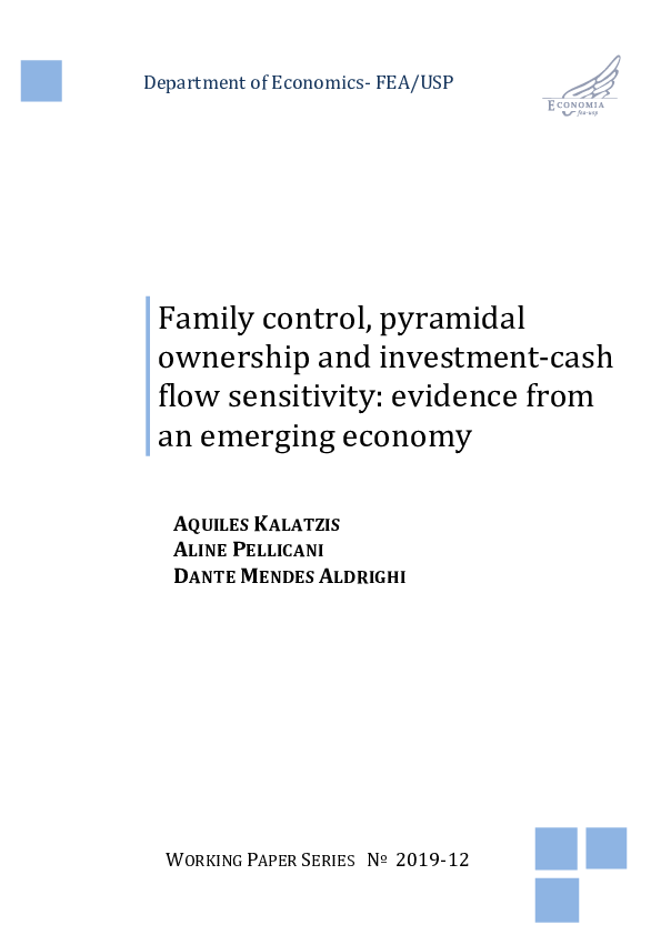 (PDF) Family Control, Pyramidal Ownership and Investment-Cash Flow ...