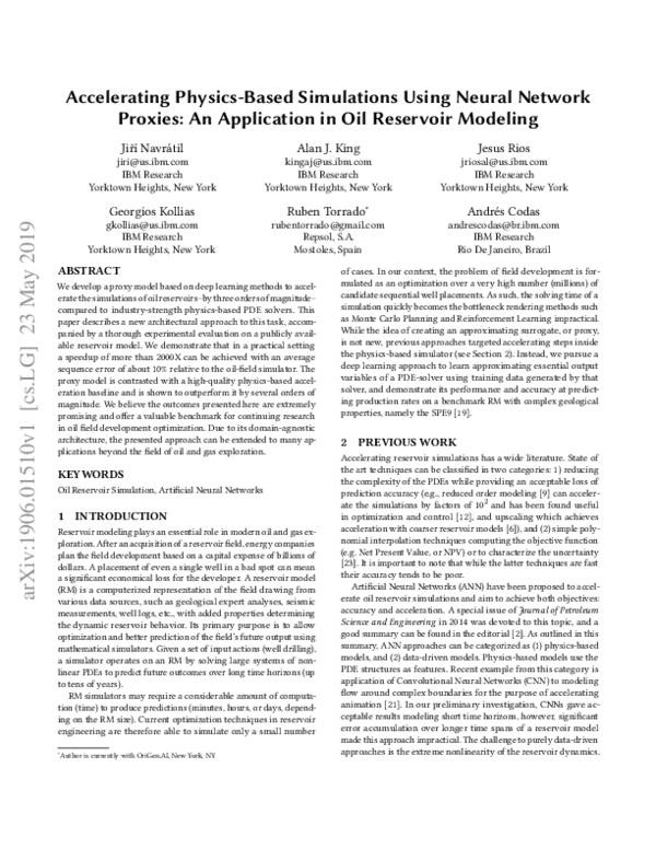 Pdf Accelerating Physics Based Simulations Using End To End Neural