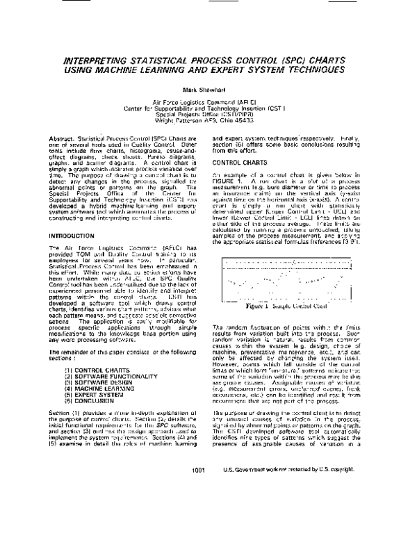 (PDF) Interpreting Sta Tistical Process Control (SPC) Charts Using ...