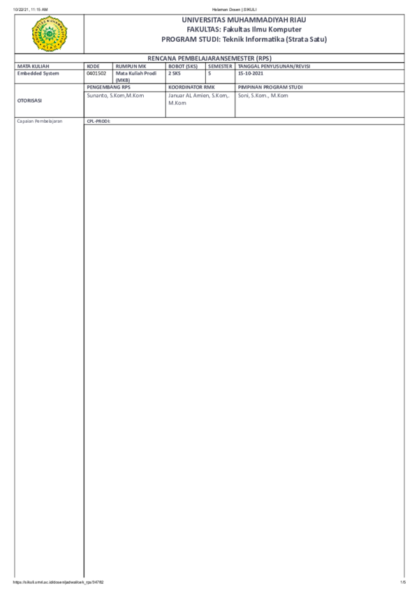 (PDF) RPS Embeded System
