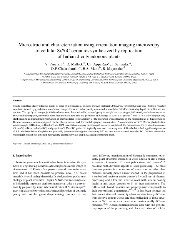 Microstructural characterization using orientation imaging microscopy ...