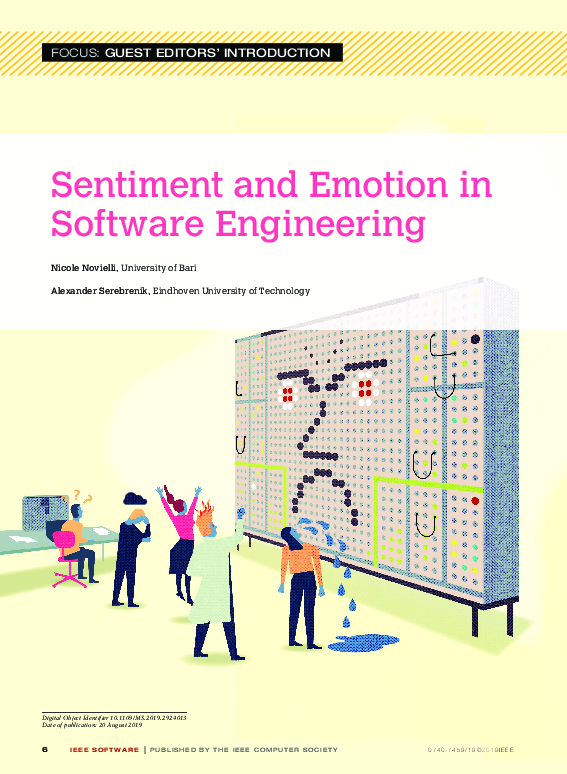 Pdf Sentiment And Emotion In Software Engineering