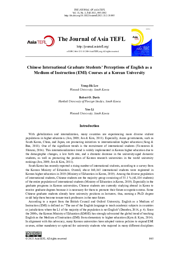 (PDF) Chinese International Graduate Students' Perceptions of English ...