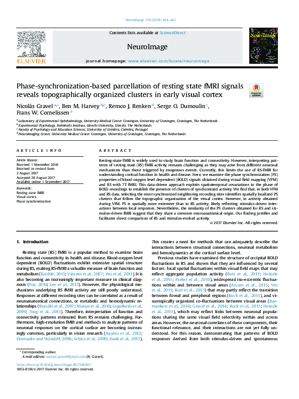 (PDF) Phase-synchronization-based parcellation of resting state fMRI ...