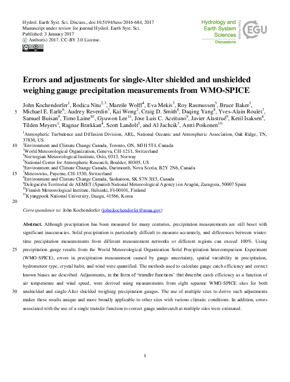 (PDF) Errors and adjustments for single-Alter shielded and unshielded ...