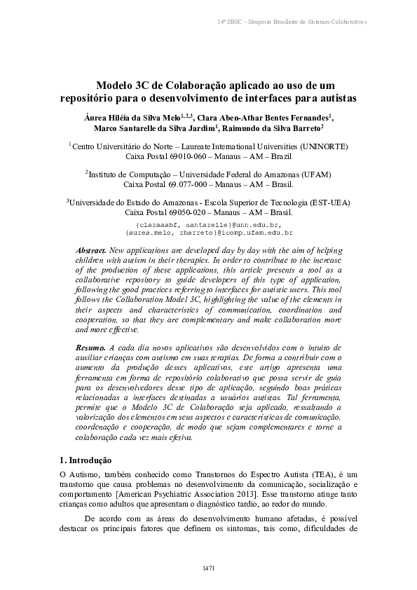 (PDF) Modelo 3C de Colaboração aplicado ao uso de um repositório para o ...