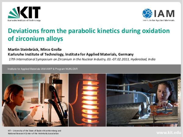 (PDF) Deviations From Parabolic Kinetics During Oxidation of Zirconium ...
