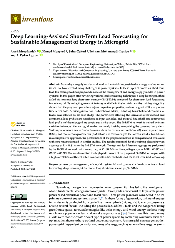 (PDF) Deep Learning-Assisted Short-Term Load Forecasting for ...