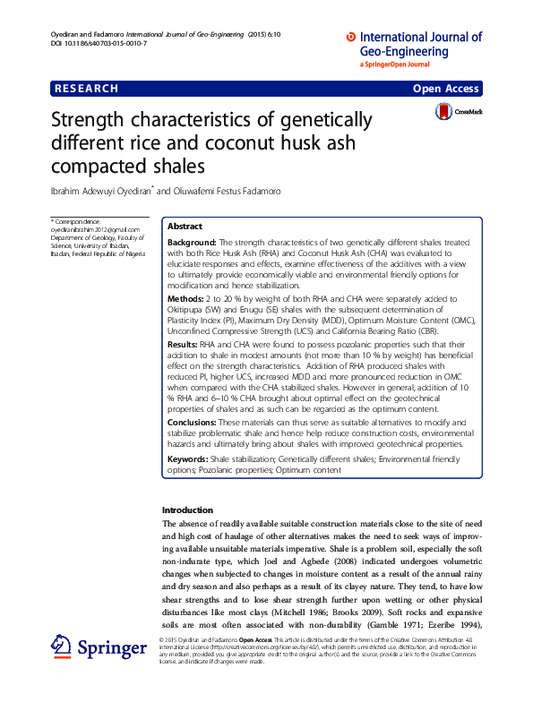 (PDF) Strength characteristics of genetically different rice and ...