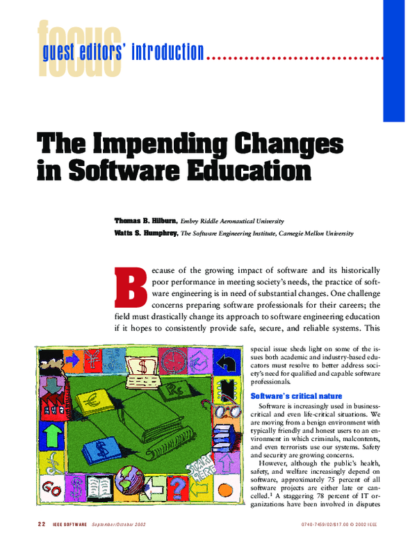 (PDF) The Impending Changes in Software Education