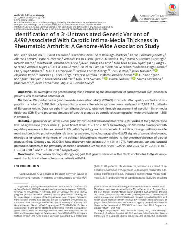 (PDF) A genome-wide association study identifies a 3'UTR genetic ...