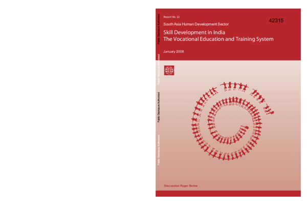 (PDF) Skill development in India : the vocational education and training system