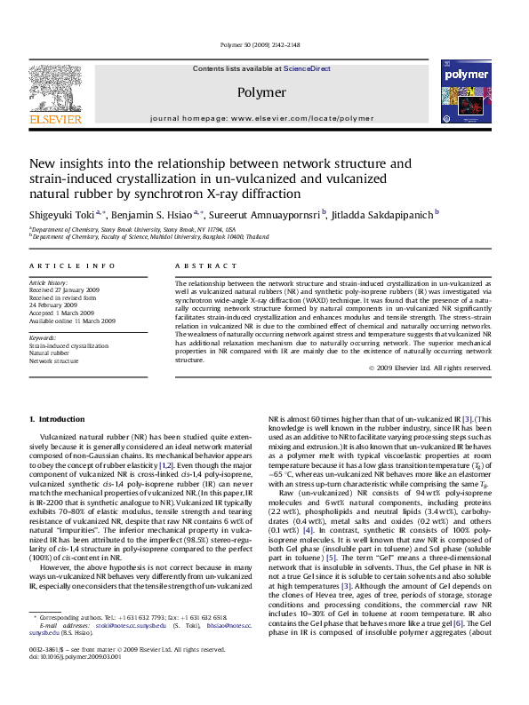 (PDF) New insights into the relationship between network structure and ...