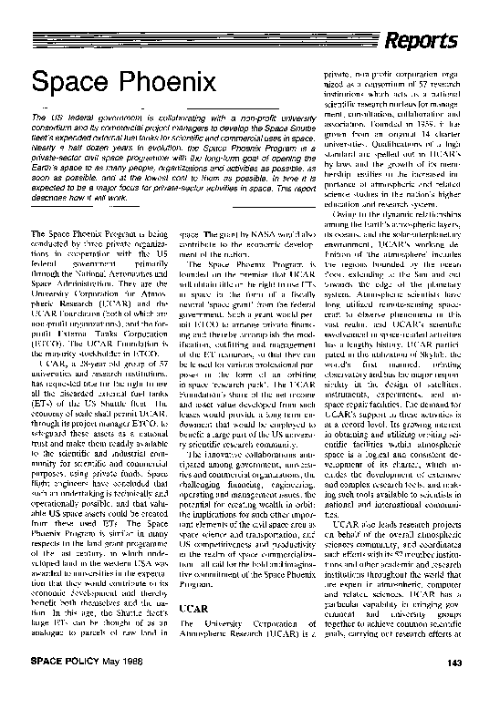 (PDF) Space Phoenix