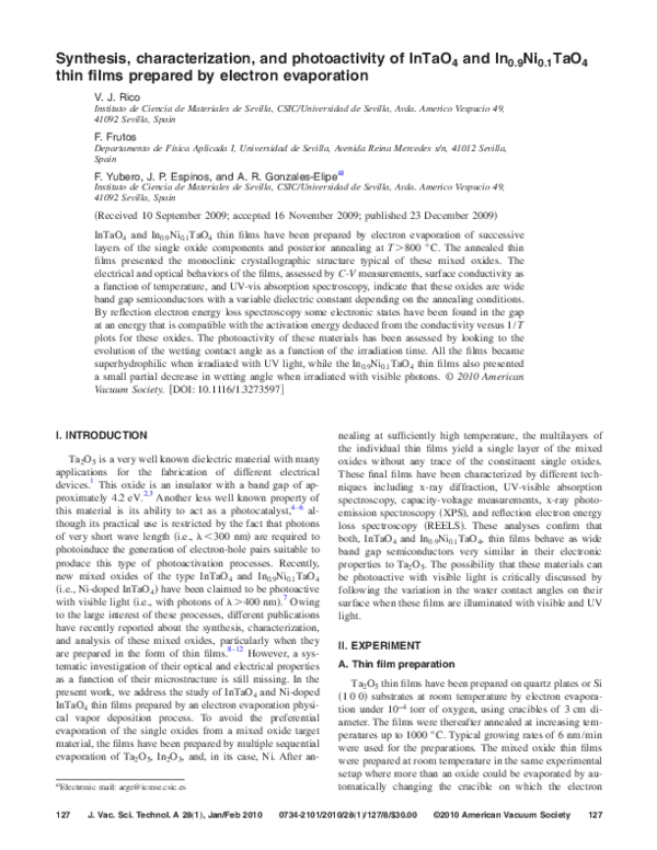 (PDF) Synthesis, characterization and photoactivity of TiO2 doped with ...