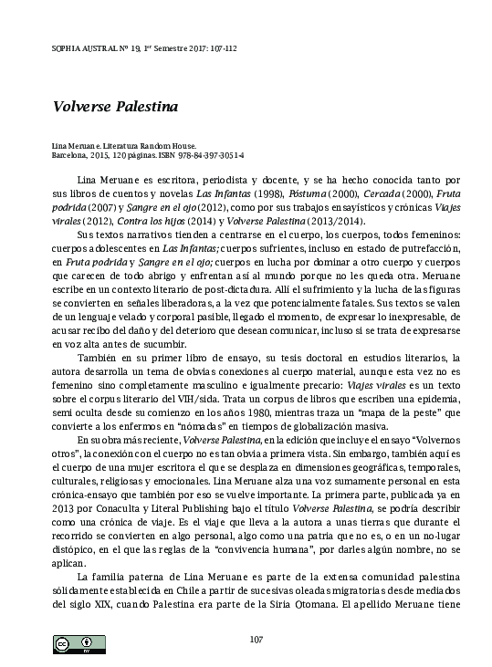(PDF) Volverse Palestina