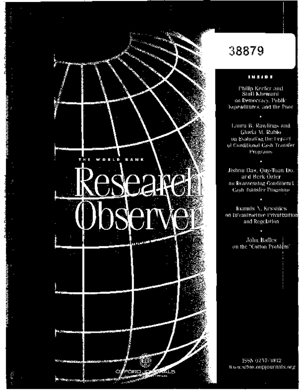 (PDF) The World Bank research observer 20 (1)