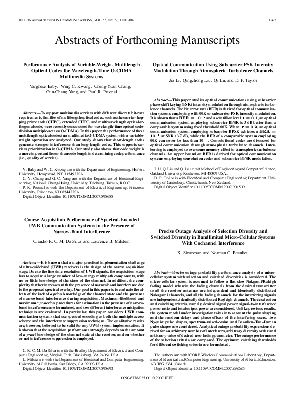 (PDF) Coarse Acquisition Performance of Spectral-Encoded UWB ...