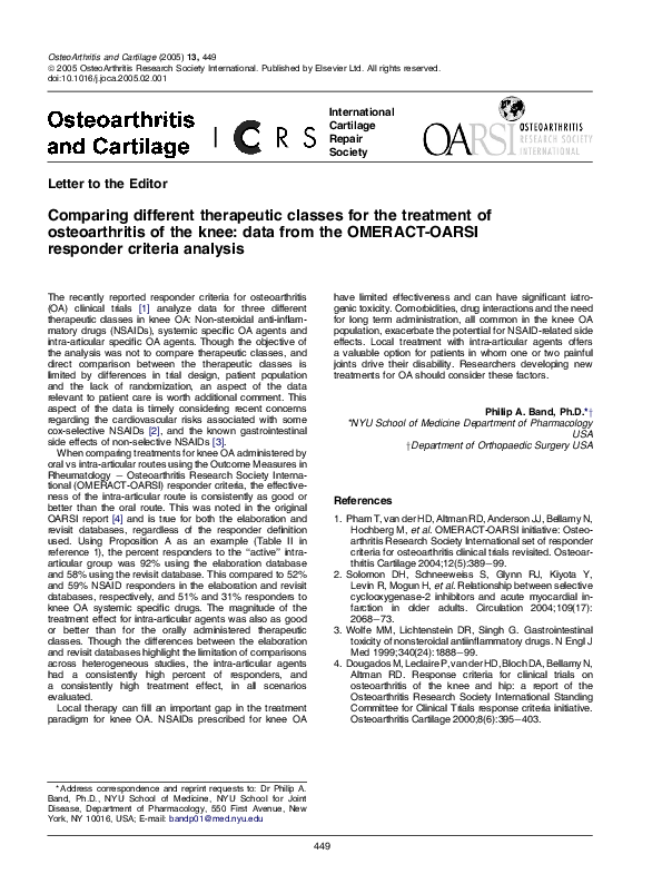 (PDF) Comparing different therapeutic classes for the treatment of ...