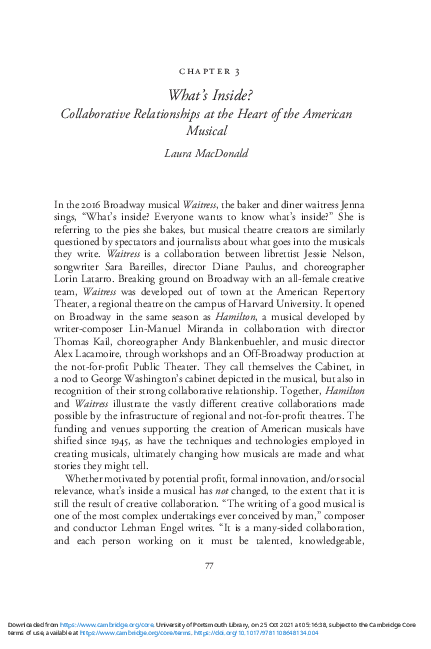 (PDF) What's Inside? Collaborative Relationships at the Heart of the ...