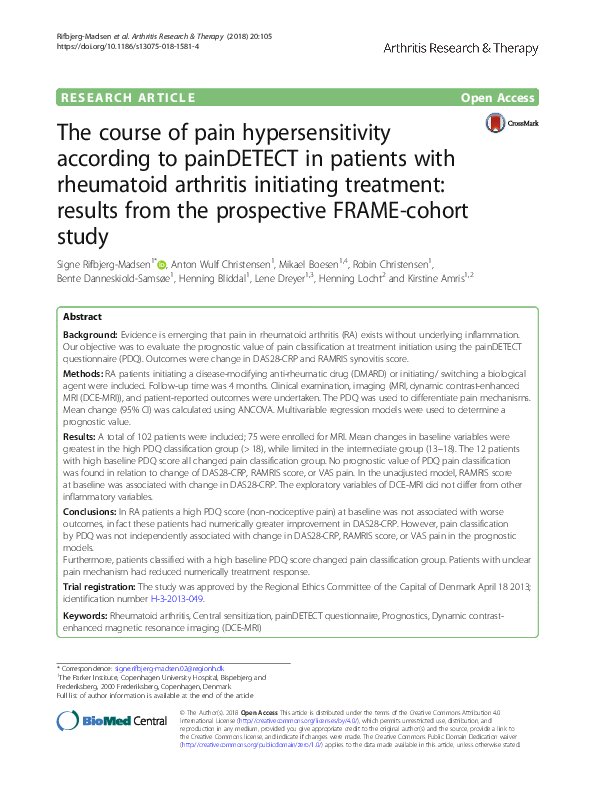 (PDF) Psychometric properties of the painDETECT questionnaire in ...