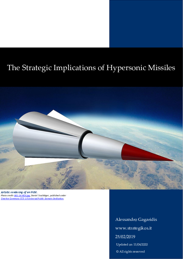 (PDF) The Strategic Implications of Hypersonic Missiles