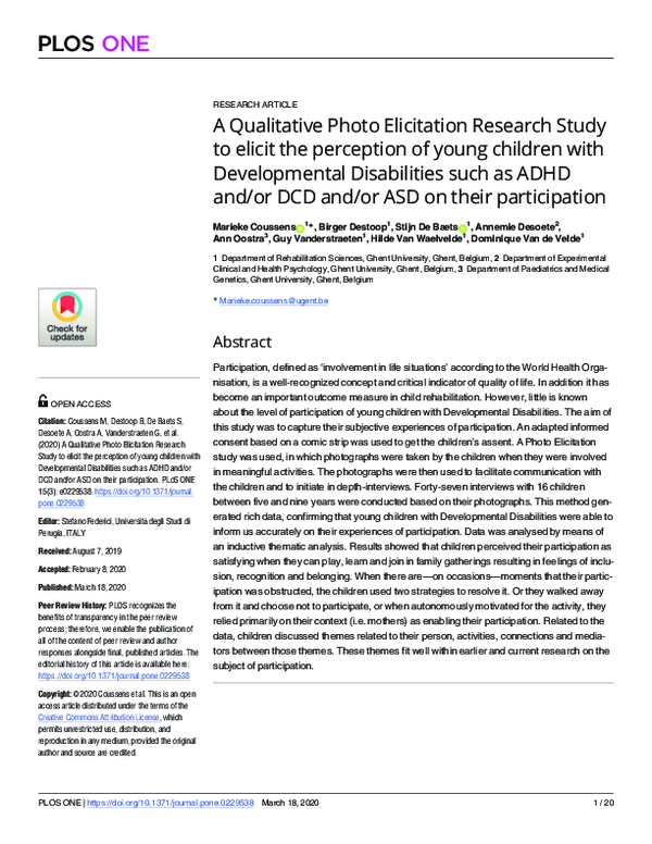 (PDF) A Qualitative Photo Elicitation Research Study to elicit the ...