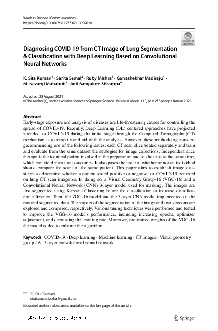 (PDF) Diagnosing COVID-19 from CT Image of Lung Segmentation Classification with Deep Learning ...