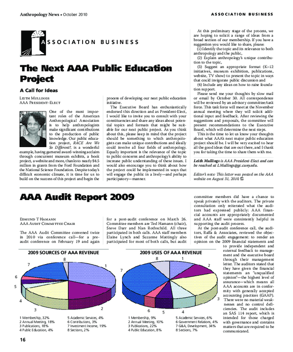 (PDF) AAA Audit Report 2009