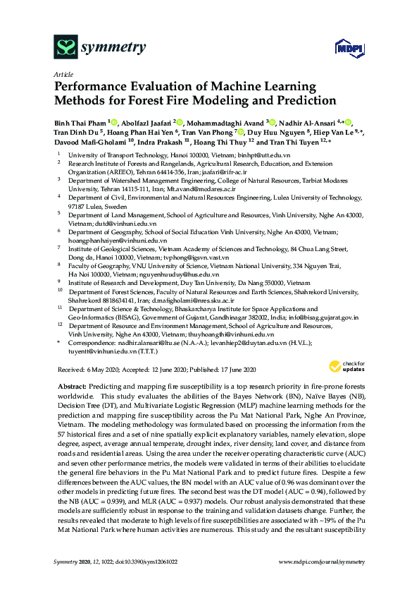 (PDF) Performance Evaluation of Machine Learning Methods for Intrusion ...