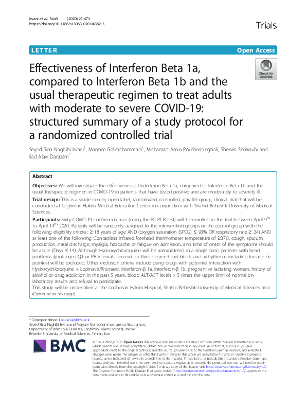 (PDF) Effectiveness of Interferon Beta 1a, compared to Interferon Beta ...