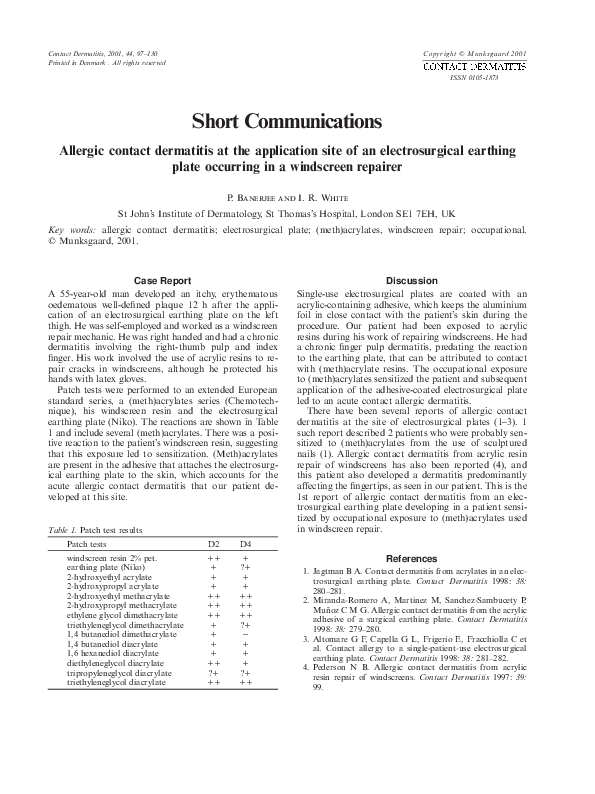 (PDF) Hyperpigmentation and contact dermatitis due to Juglans regia