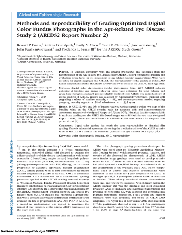 (PDF) Methods and Reproducibility of Grading Optimized Digital Color ...