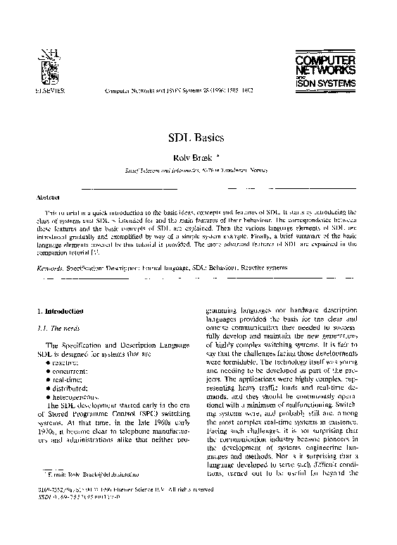 (PDF) SDL basics