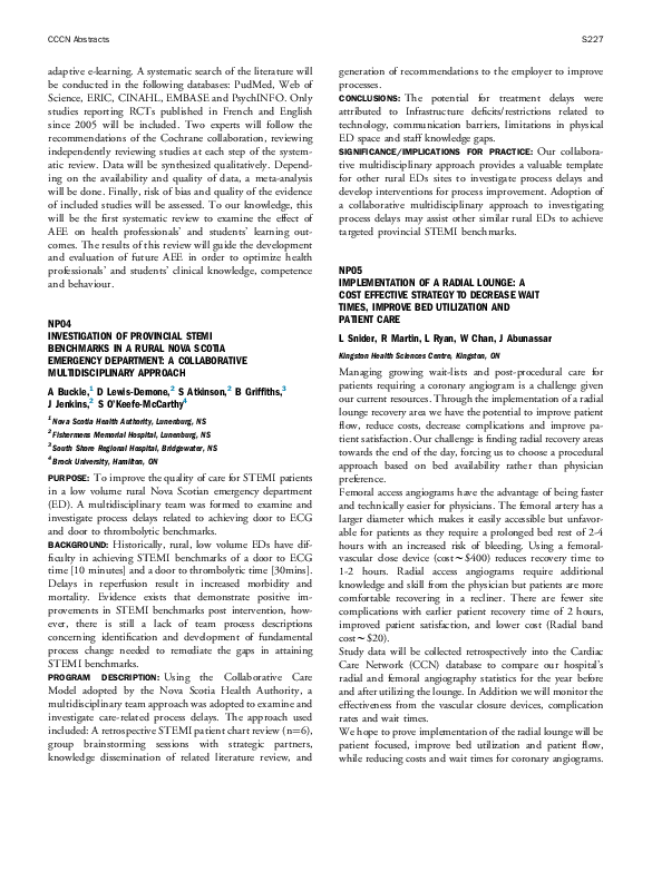 (PDF) Implementation of a Radial Lounge: A Cost Effective Strategy to ...