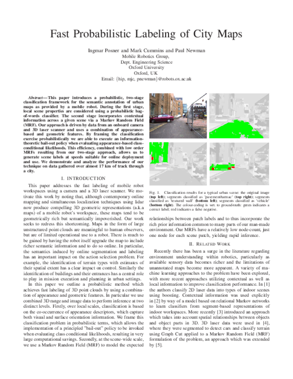 (PDF) Fast probabilistic labeling of city maps