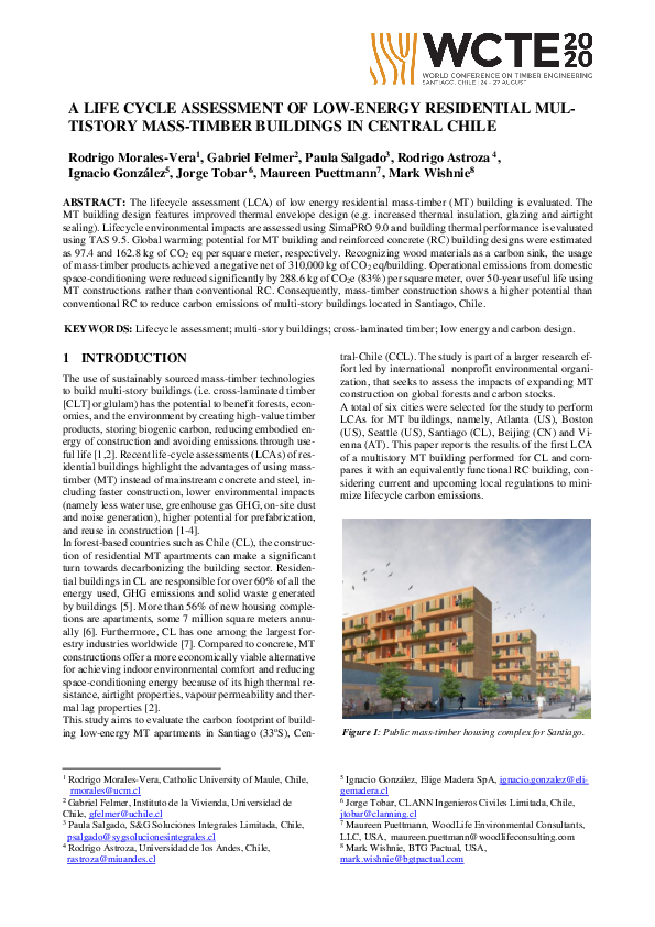 (PDF) A LIFE CYCLE ASSESSMENT OF LOW-ENERGY RESIDENTIAL MUL-TISTORY ...