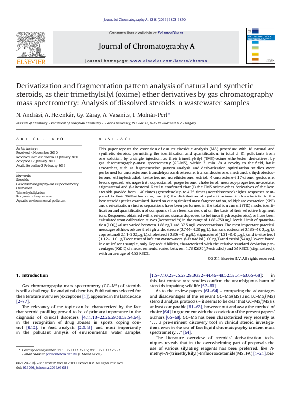 (PDF) Derivatization and fragmentation pattern analysis of natural and ...
