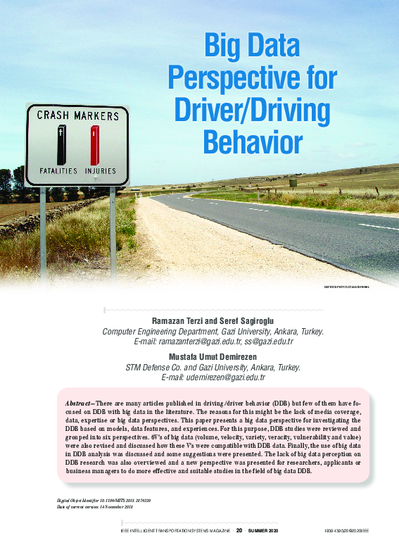 (PDF) Big Data Perspective for Driver/Driving Behavior