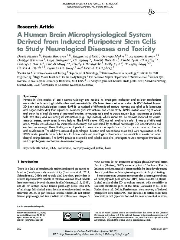 (PDF) A human brain microphysiological system derived from induced ...
