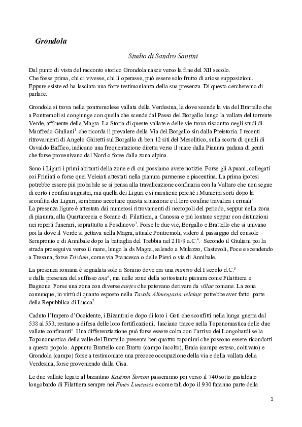 (DOC) Grondola di Pontremoli